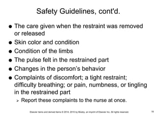 Section 3 restraint alternatives and safe restraint use | PPTX