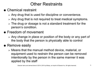 Section 3 restraint alternatives and safe restraint use | PPTX