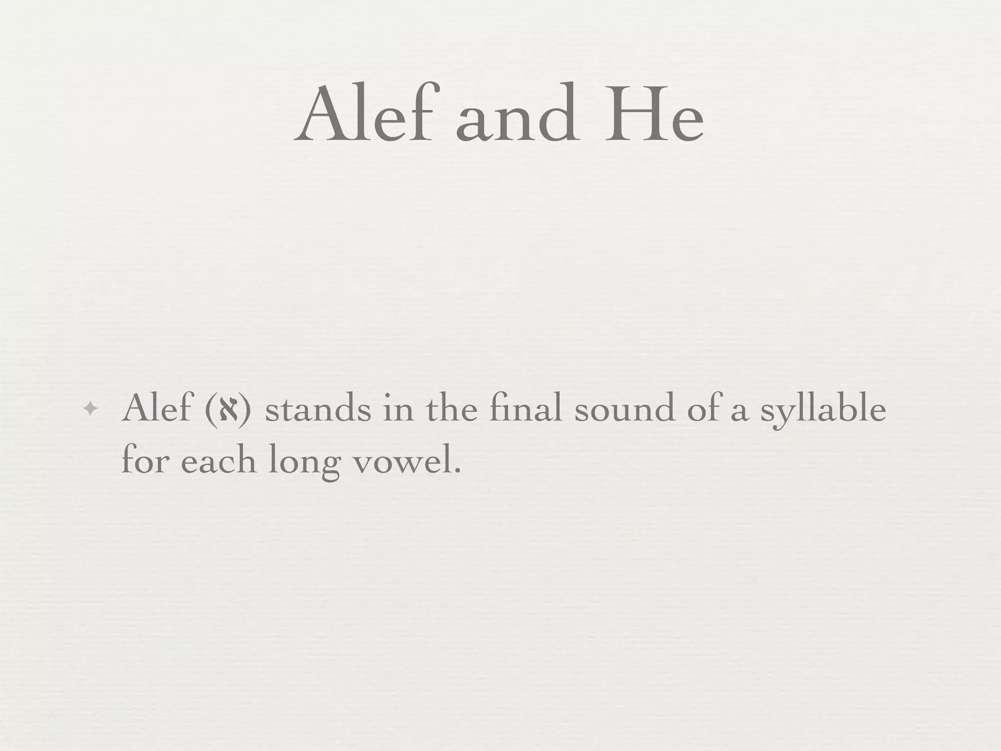 Schneider Section 3: Vowel Signs | PDF