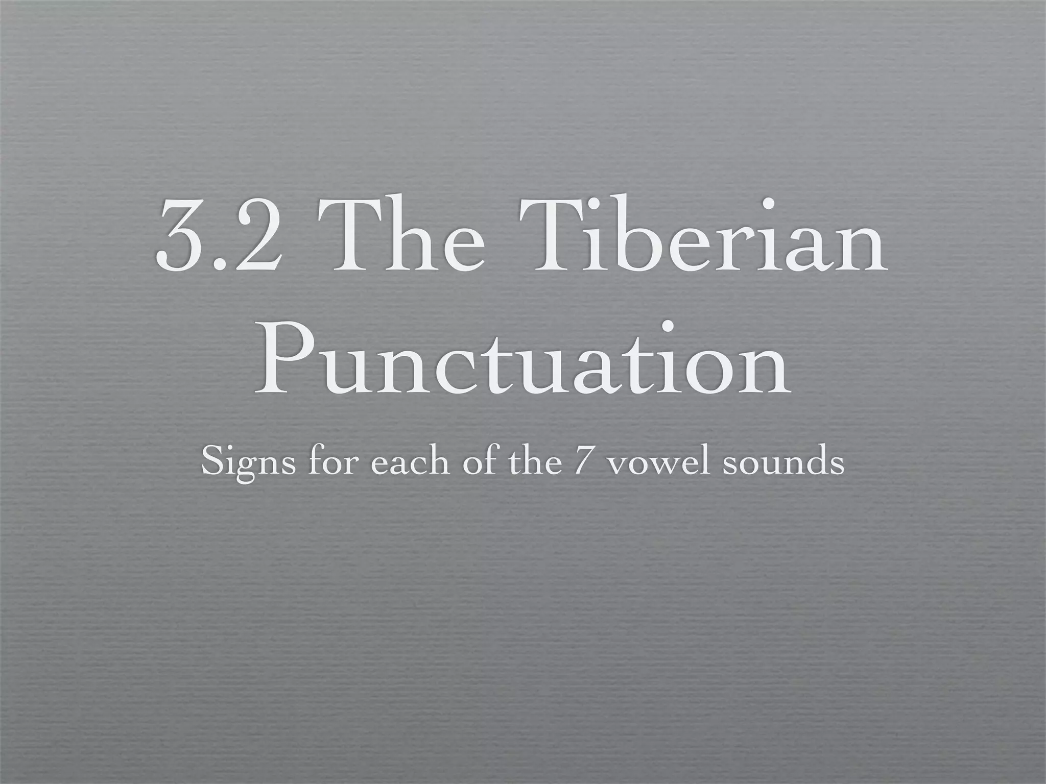 Schneider Section 3: Vowel Signs | PDF