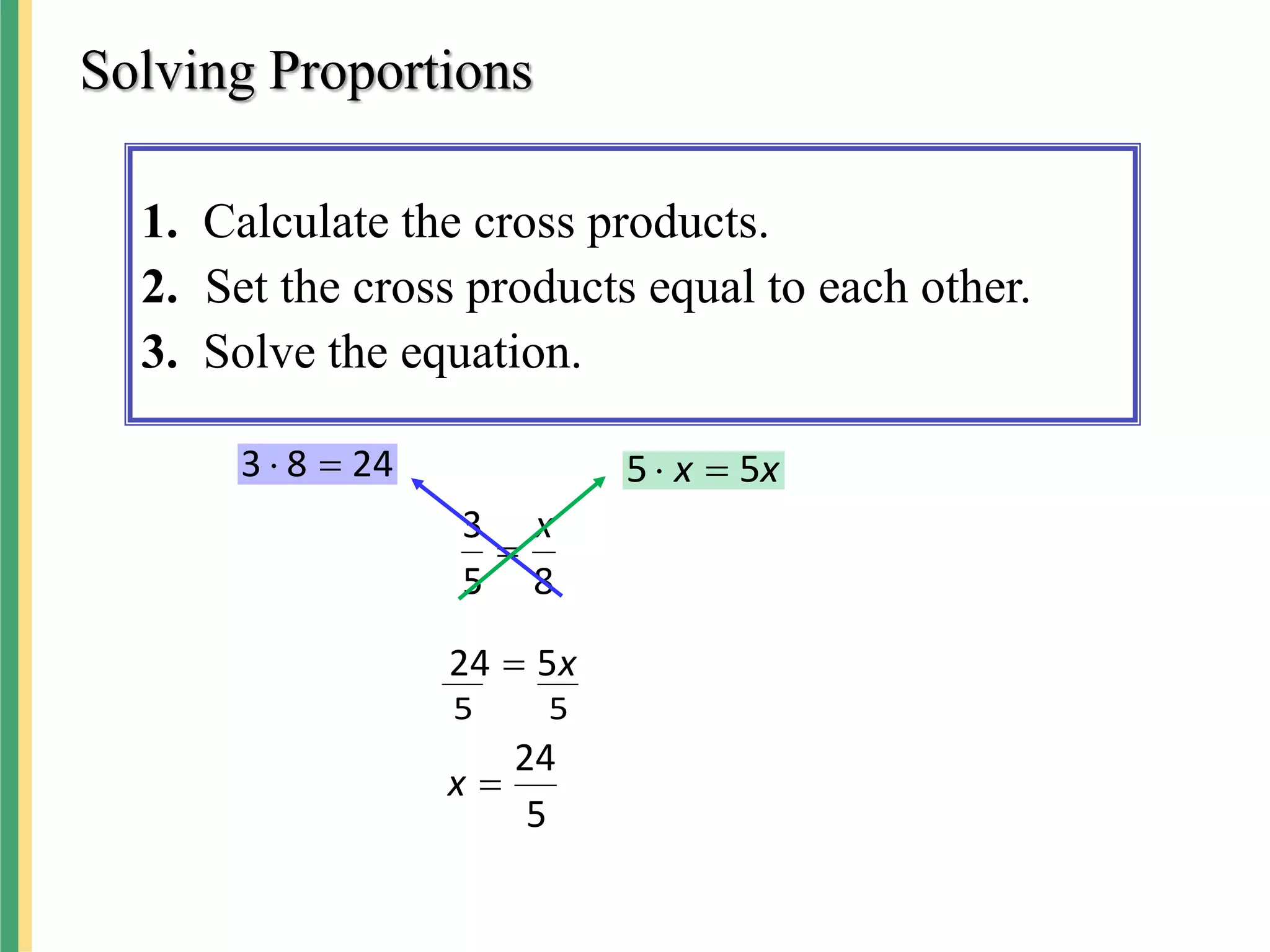 Ratios and Proportions.ppt | Water Services | Home Utilities