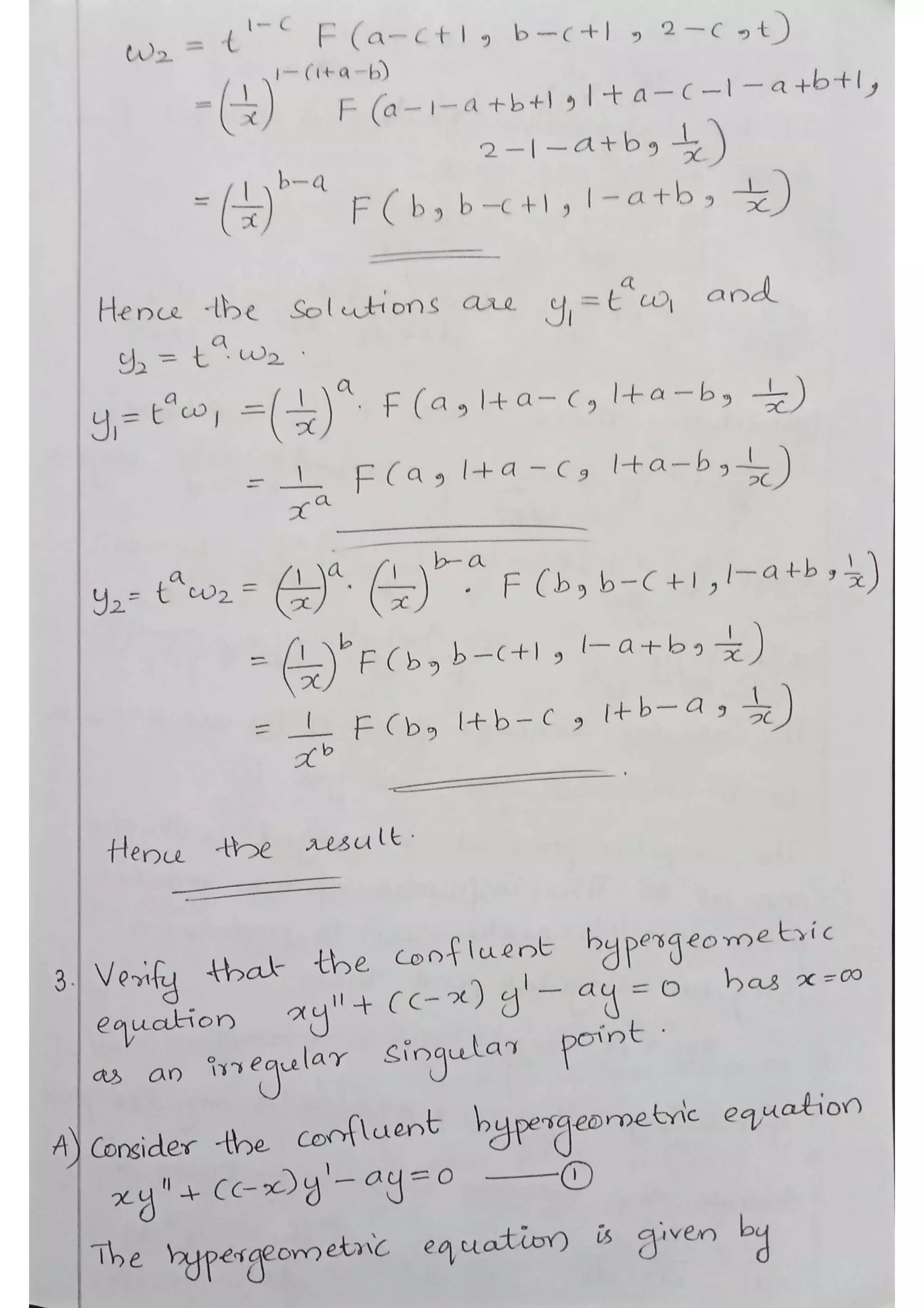 Section 31-The point at infinity | PDF