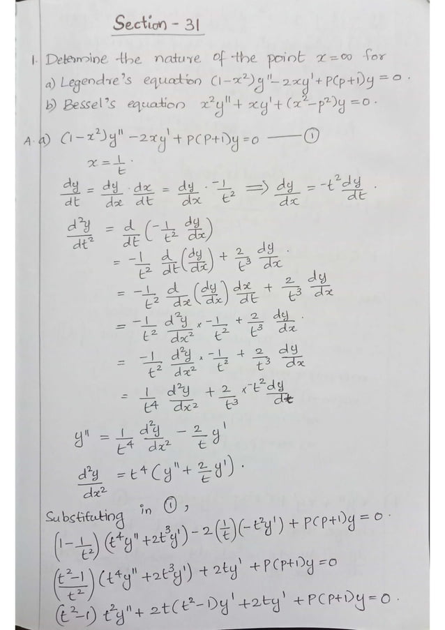 Section 31-The point at infinity | PDF