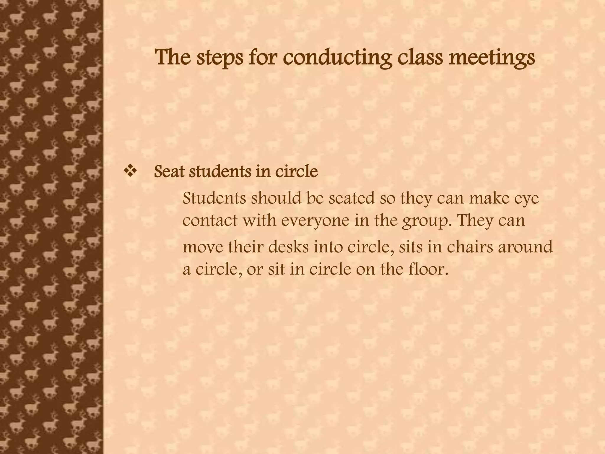 CLASSROOM MANAGEMENT Establishing a Classroom Management System Built ...