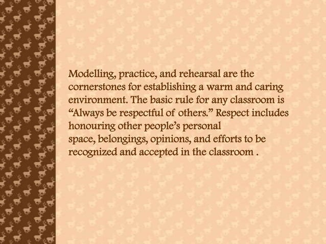 CLASSROOM MANAGEMENT Establishing a Classroom Management System Built ...