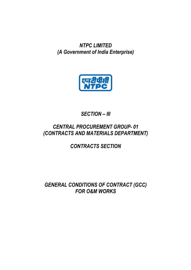 SECTION 3 GCC.pdf file of general term and condition | PDF