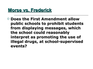 Section 3 notes speech and press | PPT