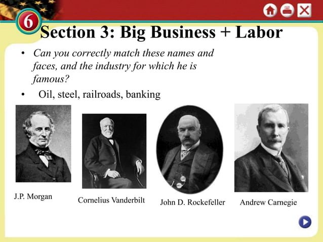 Ch. 14, Section 3- Rise of Big Business | PPT