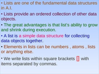 Section3 Prologppt | PPT | Programming Languages | Computing