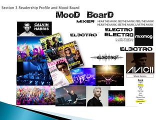 Section 3 readership profile and mood board | PPT