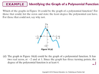Section 4.1 polynomial functions and models | PPT