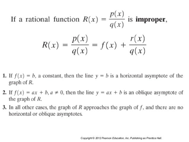 Section 4.2 properties of rational functions