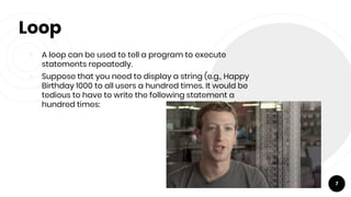 Intro to programing with java-lecture 4 | PPT