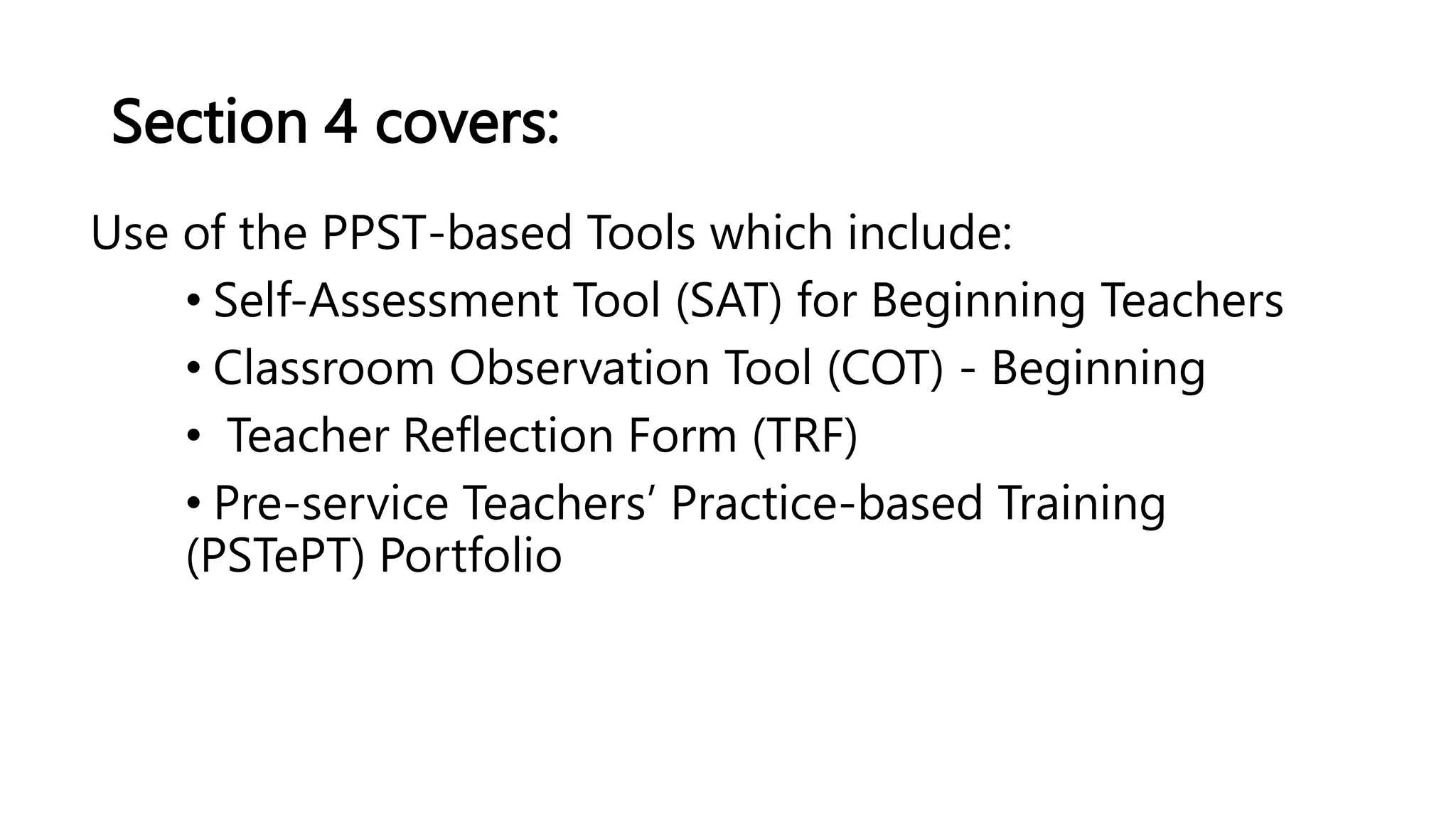Assessing pre-service teaching using PPST-Based Tools | PPTX | Educational Assessment | Education