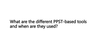 Assessing pre-service teaching using PPST-Based Tools | PPTX ...