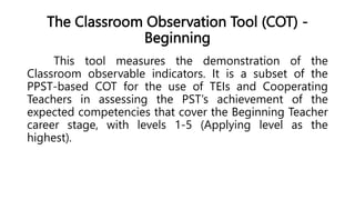 Assessing pre-service teaching using PPST-Based Tools | PPTX ...