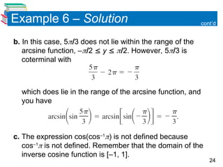 inverse trigonometric functions. inverse trigonometric functions | PPT