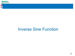 inverse trigonometric functions. inverse trigonometric functions | PPT