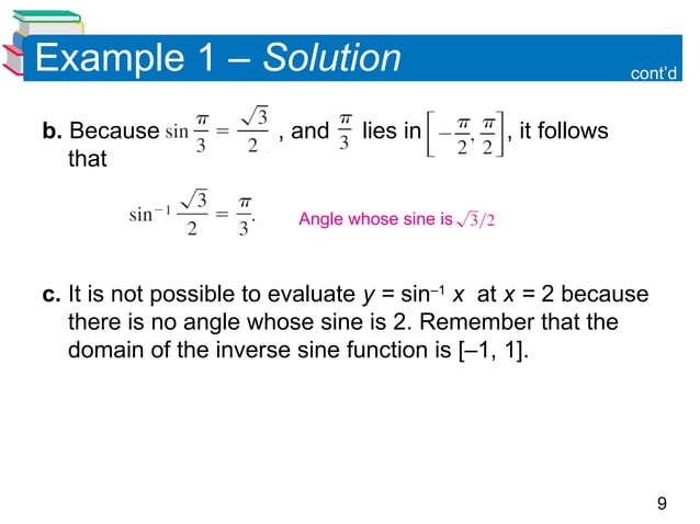 inverse trigonometric functions. inverse trigonometric functions | PPT