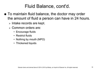Section 4 assisting with nutrition and fluids | PPT