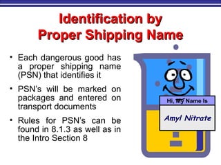 Section 4 IATA Identification | PPT