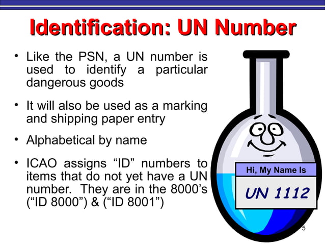 Section 4 IATA Identification | PPT | Chemistry | Science