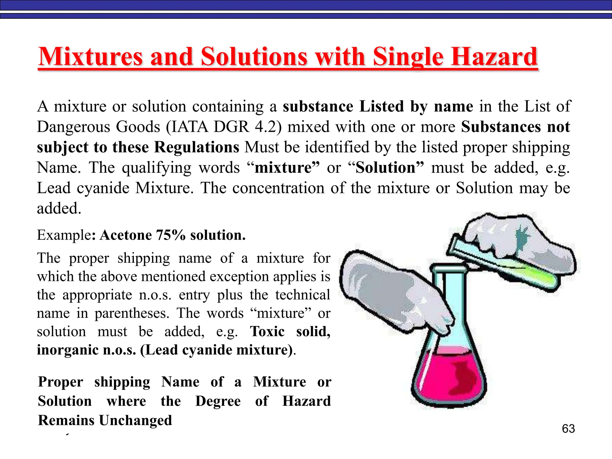 Section 4-Identification IATA DGR sect.4 | PPT