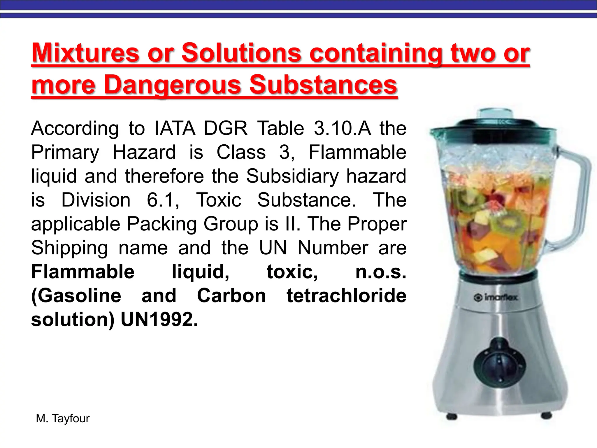 Section 4-Identification IATA DGR sect.4 | PPT