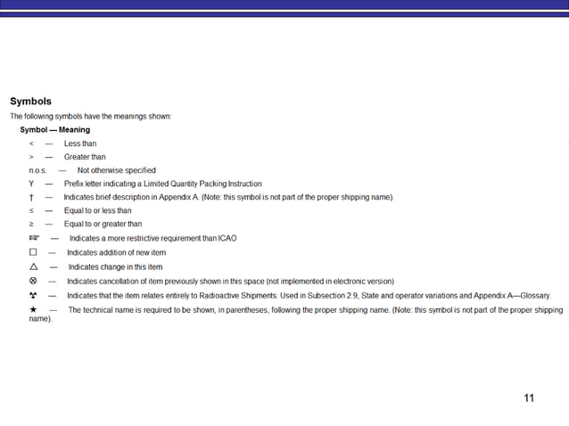 Section 4-Identification IATA DGR sect.4 | PPT
