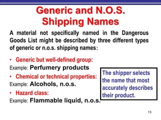 Section 4-Identification IATA DGR sect.4 | PPT