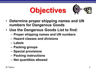 Section 4-Identification IATA DGR sect.4 | PPT
