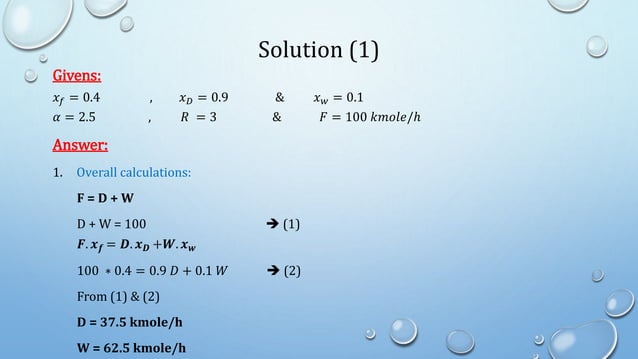 Section 4 Multistage Separation Processes Ppt