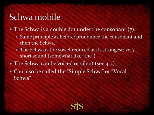 Section 4 the schwa-sign | PPT