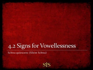 Section 4 the schwa-sign | PPT