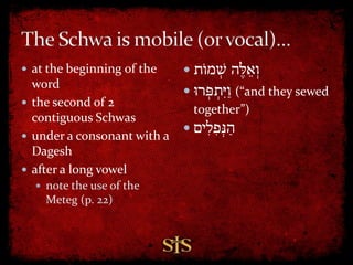 Section 4 the schwa-sign | PPT