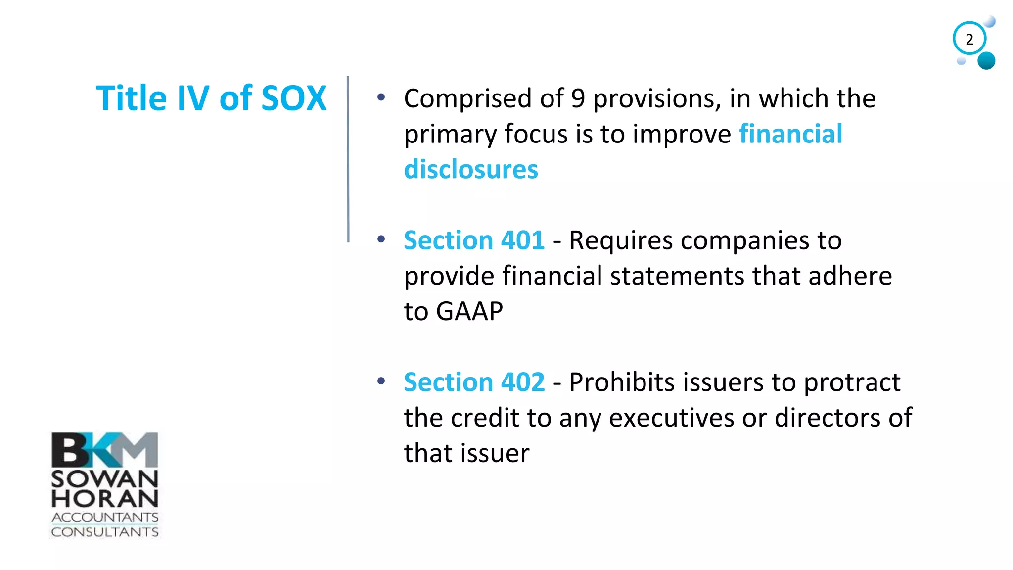 Section 404 of SOX | PPTX