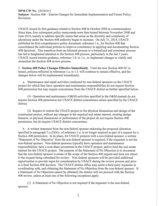 Section 408 Review | PDF