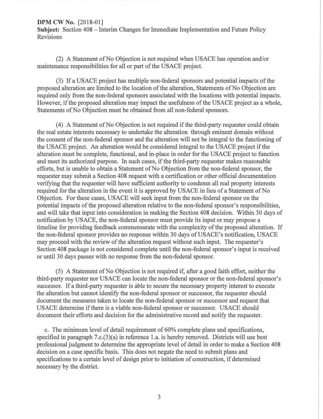 Section 408 Review | PDF | Civil Engineering Industry | Industries