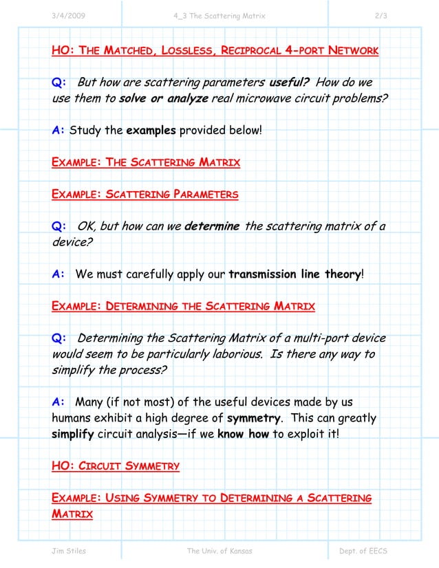 Section 4 3_the_scattering_matrix_package | PDF