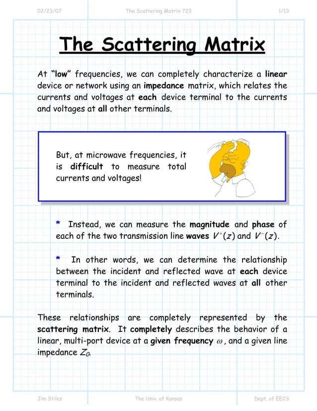 Section 4 3_the_scattering_matrix_package | PDF