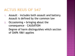 Section 47 OAPA 1861 | PPT