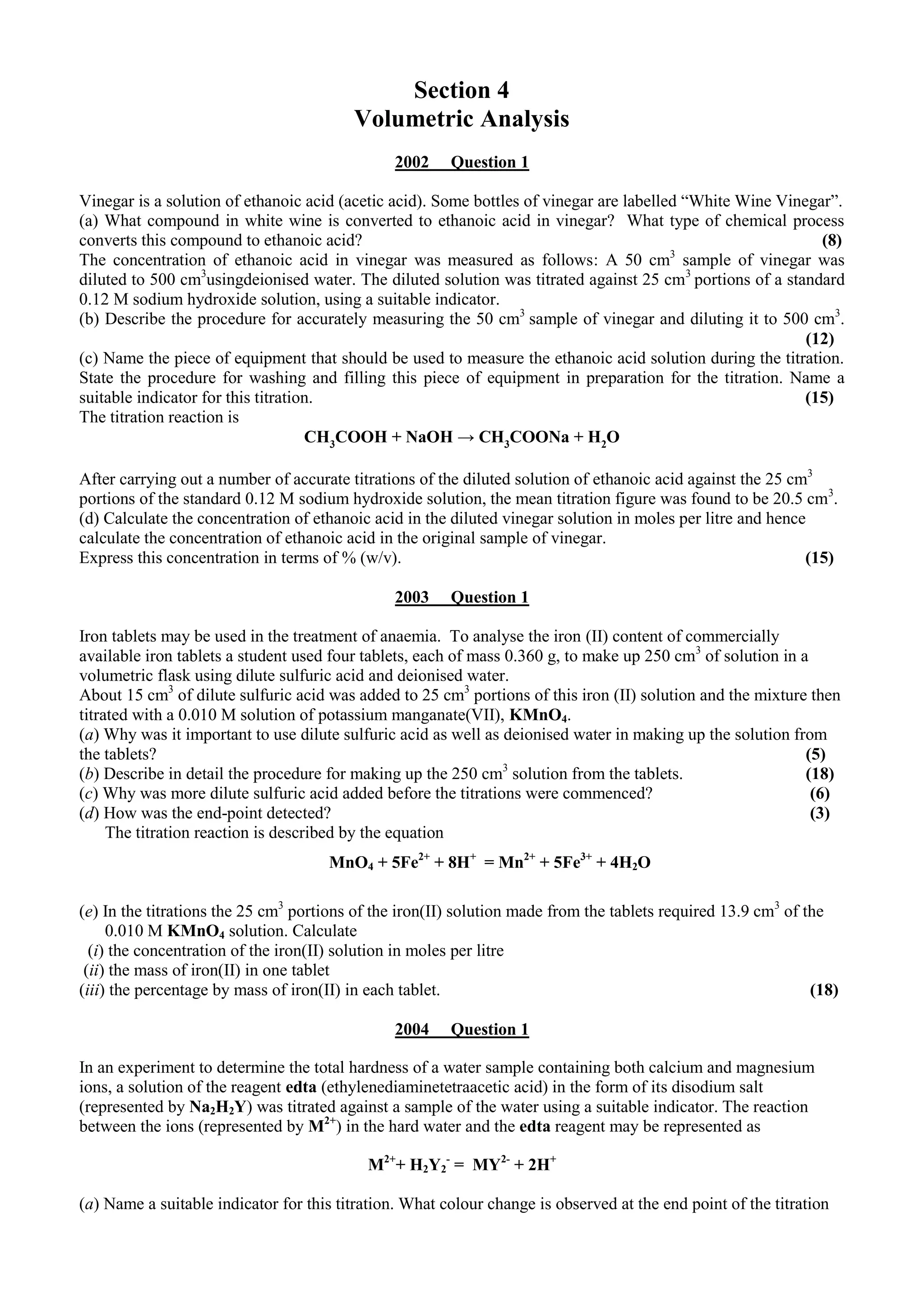 Section 4 exam questions | DOCX