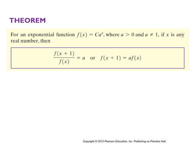 Section 5 3 Exponential Functions Ppt