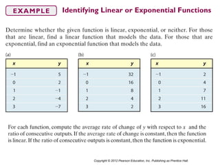 Section 5.3 exponential functions | PPT