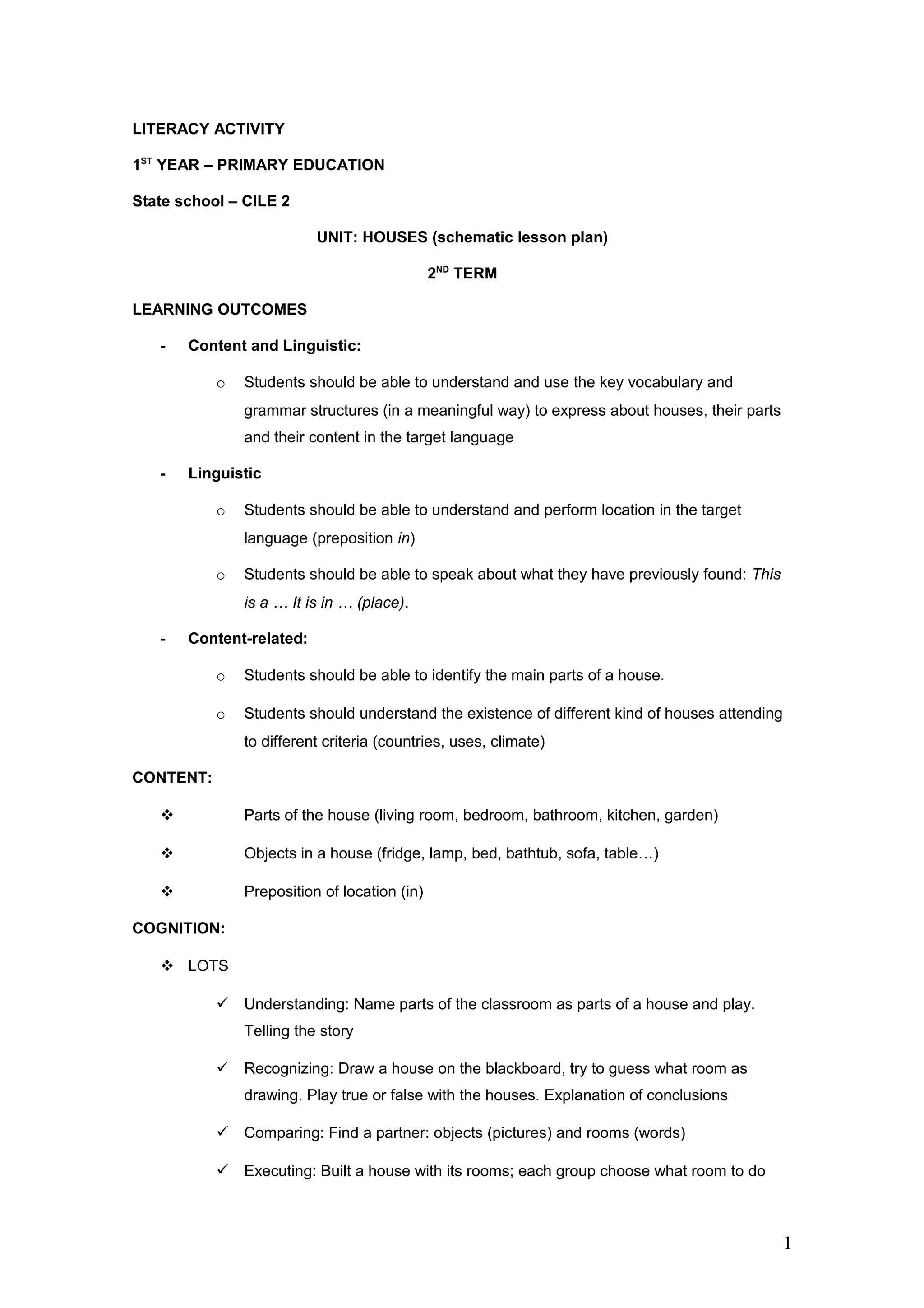 Section5.lesson plan clil | PDF