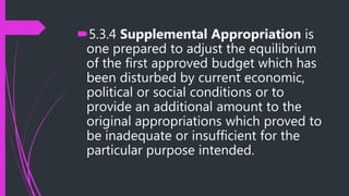 Section 5. expenditures and disbursement | PPTX