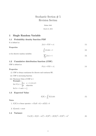 Section5 stochastic | PDF