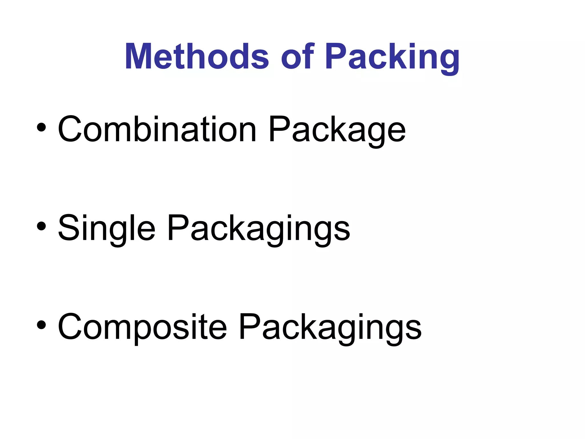 Section 5 Packaging | PPT
