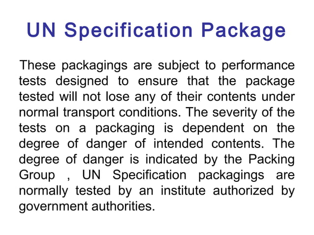 Section 5 Packaging | PPT | Logistics | Business