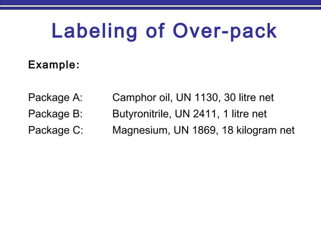Section 5 Packaging | PPT | Logistics | Business